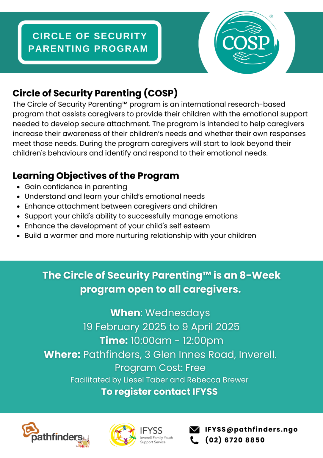 Circle of Parenting Program - Pathfinders
