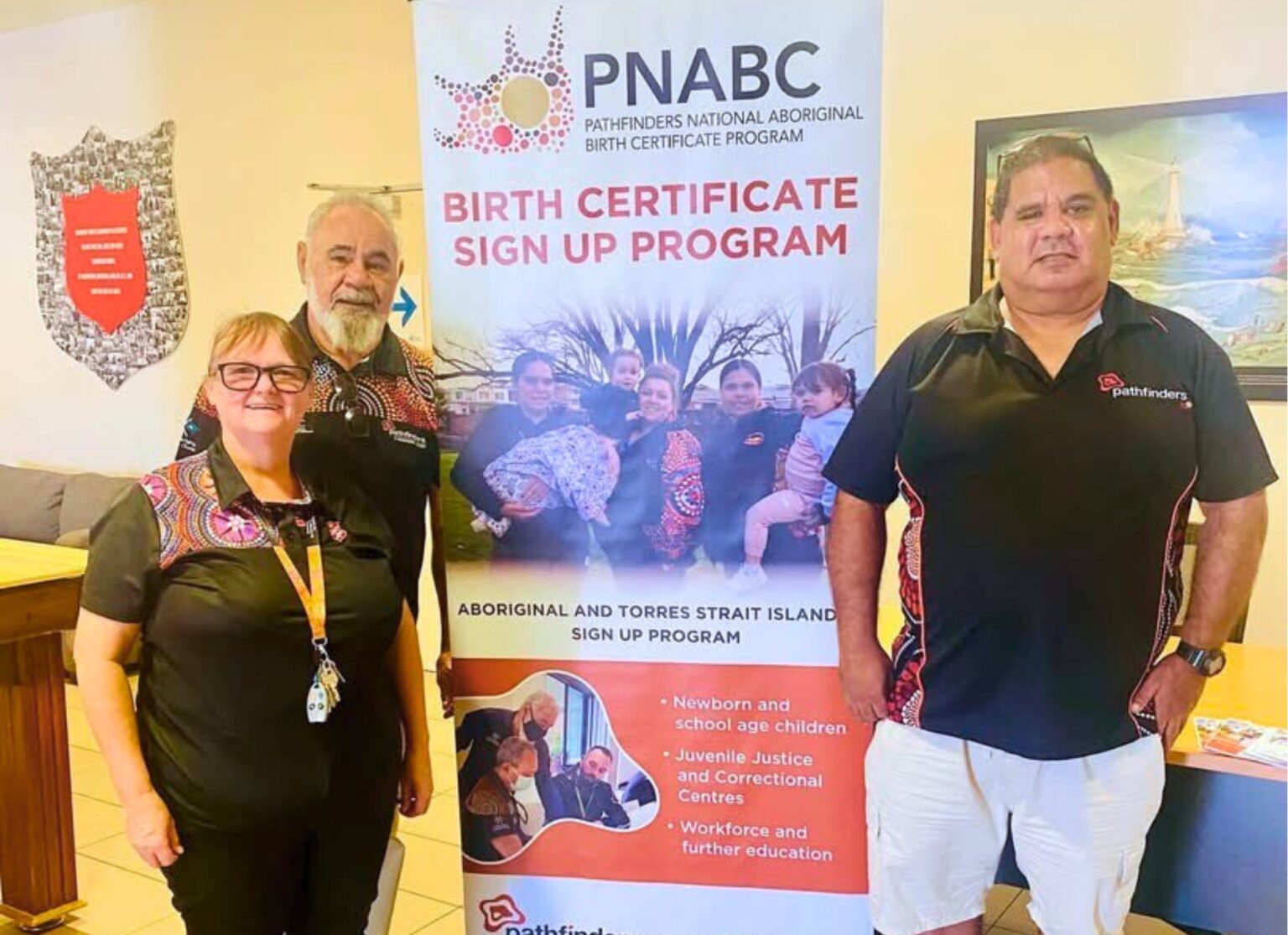 Free birth registration and birth certificate applications.